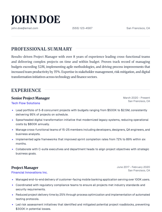 OneTwo Resume - AI Resume Builder That Gets You Hired